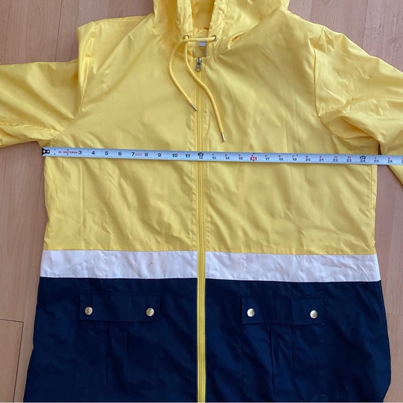 Kim Rogers | Jackets & Coats | Kim Rodgers Curvy Yellow White And Navy ...